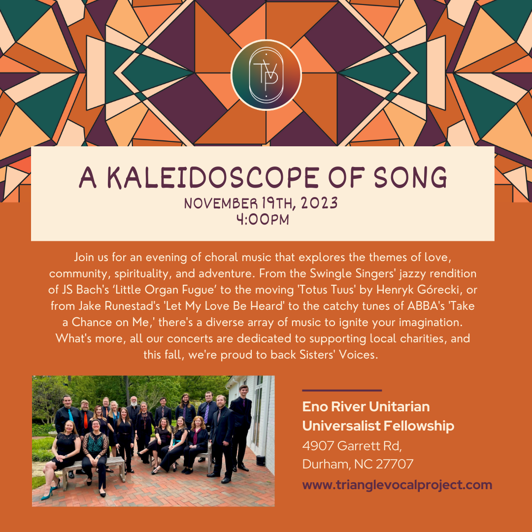 Triangle Vocal Project: A Kaleidoscope of Song | TriangleSings