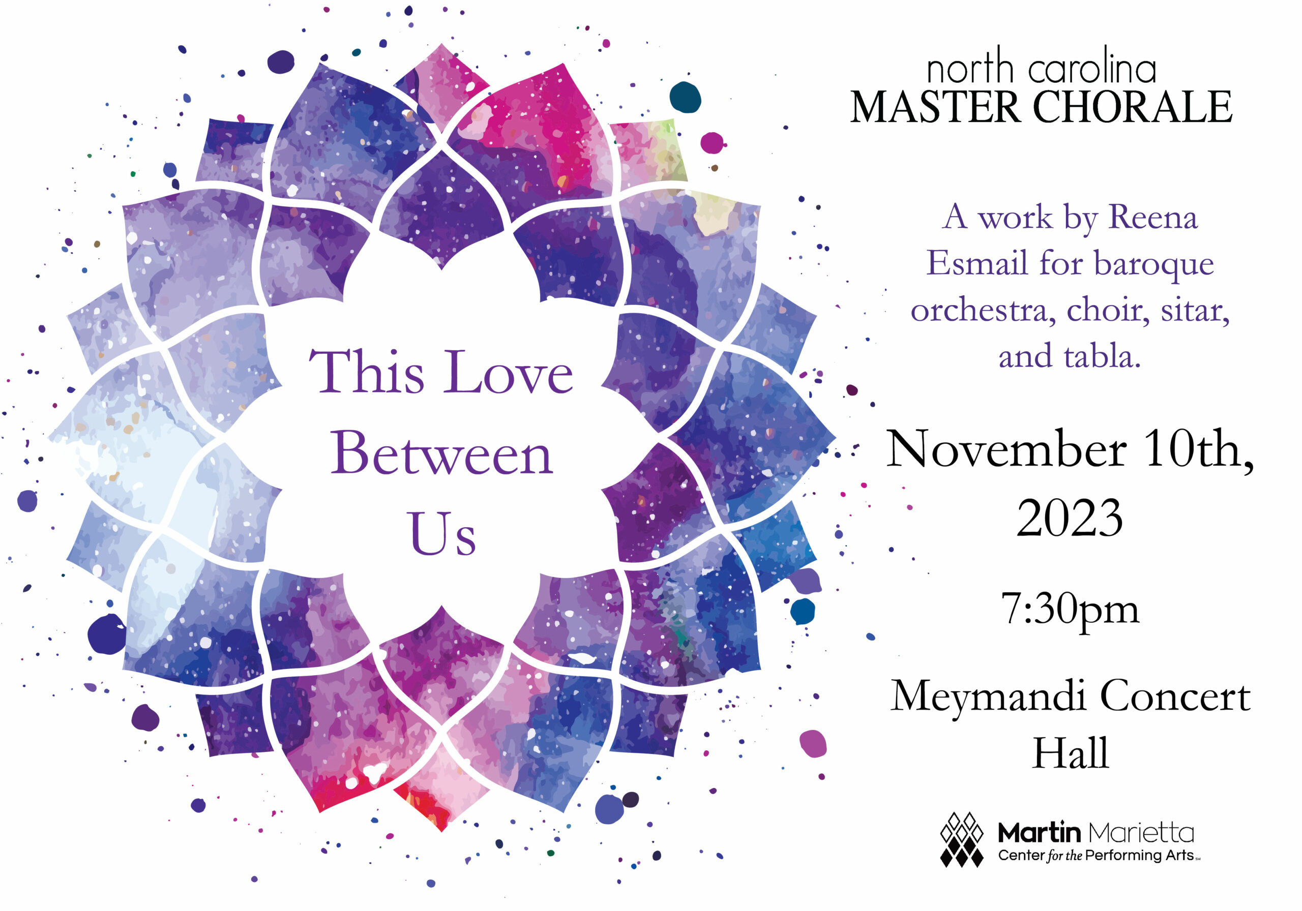 NC Master Chorale: This Love Between Us | TriangleSings